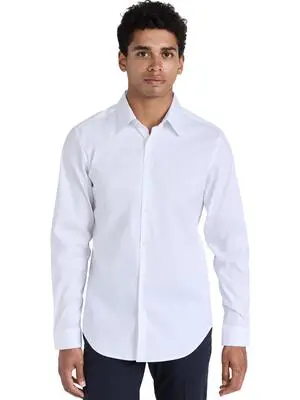 Theory Sylvain Good Cotton Shirt - White