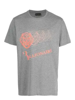BILLIONAIRE Short-sleeve Cotton T-shirt - Grey