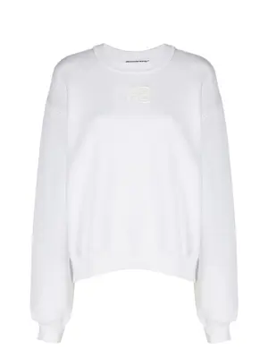 Alexander Wang Logo-print Sweatshirt - White