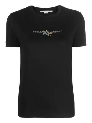 Stella McCartney Logo-print T-shirt - Black