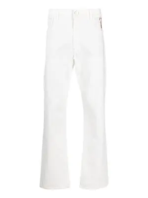 BILLIONAIRE Lion Straight-leg Jeans - White