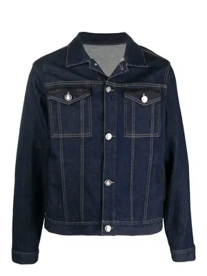 BILLIONAIRE Institutional Denim Jacket - Blue