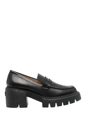 STUART WEITZMAN Chunky-sole Loafers - Black