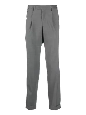 PT TORINO Tapered-leg Tailored Trousers - Grey