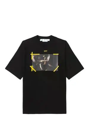 Off-White Caravaggio-print T-shirt - Black White