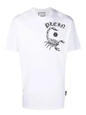 Philipp Plein Chest Logo-print Detail T-shirt - White