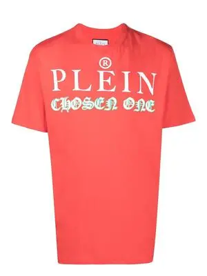 Philipp Plein Logo-print Detail T-shirt - Red