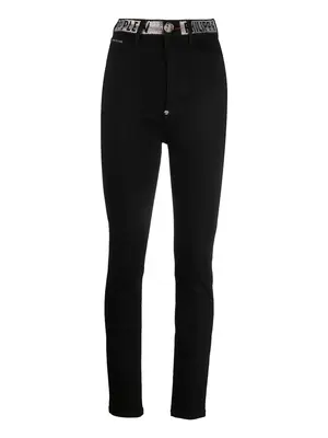 Philipp Plein High-waist Skinny Jeans - Black