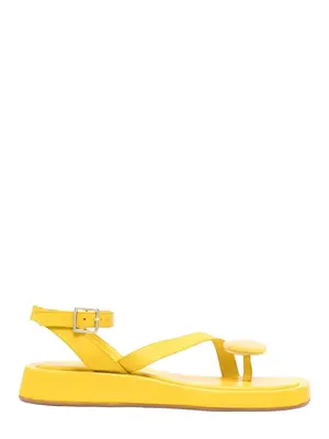 GIABORGHINI Open-toe Sandals - Yellow
