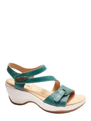 HALSA FOOTWEAR Hälsa Footwear Cindy Leather Sandals Blue