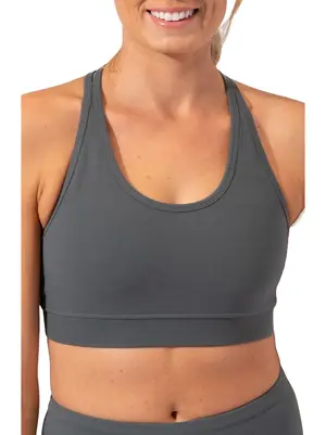 THREADS 4 THOUGHT Malana T-back Sports Bra Marsh