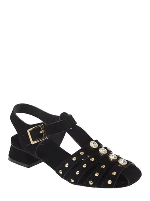 CECILIA NEW YORK Cecelia New York Gigi Sandal Black Suede