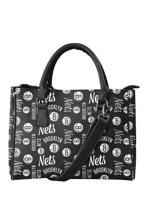 FOCO Brooklyn Nets Repeat Brooklyn Tote - Black