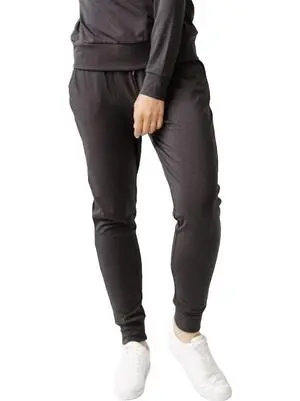 Cozy Earth Jogger Track Pants - Charcoal