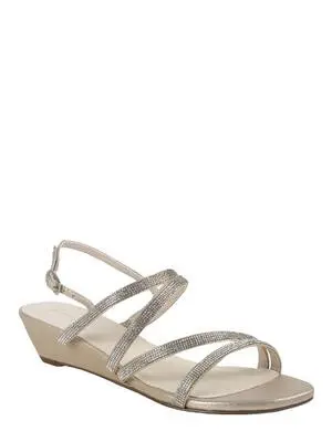 TOUCH UPS Jodi Slingback Wedge Sandal - Champagne