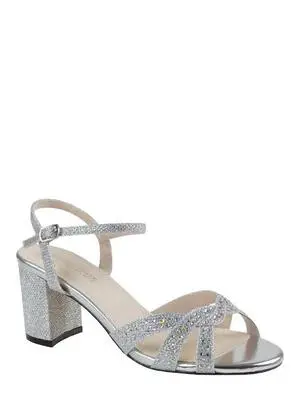 TOUCH UPS Touch Ups Ivy Ankle Strap Sandal Silver