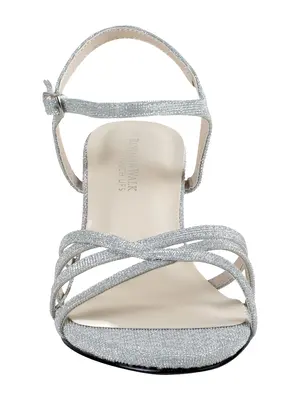 TOUCH UPS Touch Ups Delilah Ankle Strap Sandal Silver