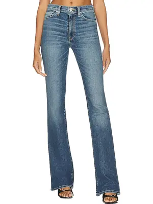 Hudson Jeans Barbara High-Rise Bootcut Jeans Sandy