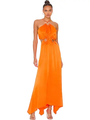 ELLIATT Visitant Maxi Dress - Papaya