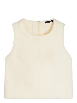 Soeur Pampa Sleeveless Cotton Top - Creme