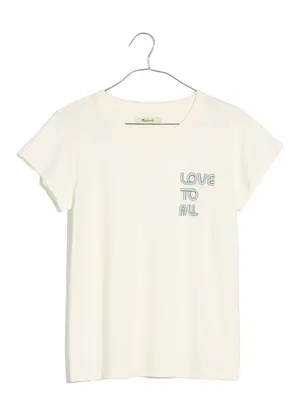 Madewell Cotton Vintage Tee - Lighthouse