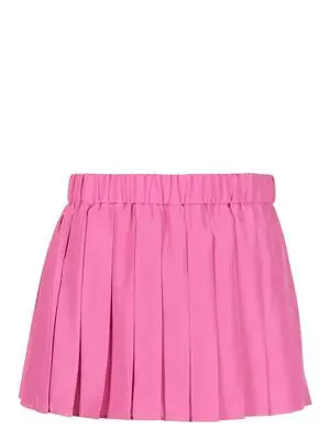 Red Valentino Pleated Mini Shorts - Pink