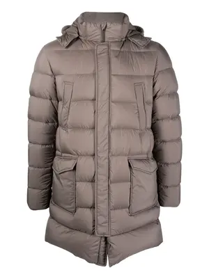 Herno Padded Hooded Down Jacket - Green