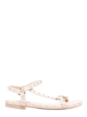 Agl Stud-embellished Open-toe Sandals - Pink