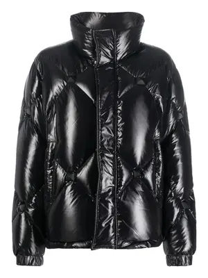 Philipp Plein Quilted Puffer Jacket - Black