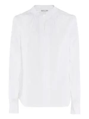CALLAS MILANO Olympia Poplin Blouse - White