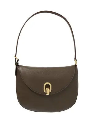 Savette Savette Tondo Small Leather Shoulder Bag Green