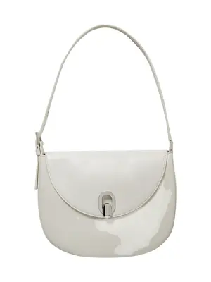 Savette Savette Tondo Small Leather Shoulder Bag White