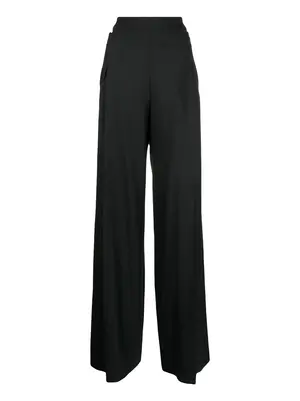 Off-White High Waisted Trousers - Black