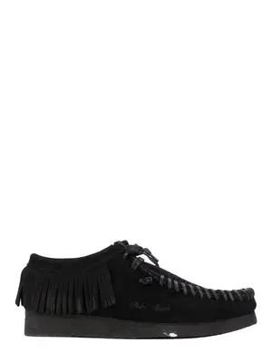Palm Angels Fringed Lace-up Shoes - Black