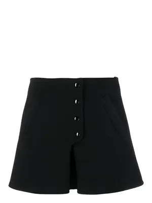 COURREGES Courrèges Buttoned-Up A-Line Miniskirt