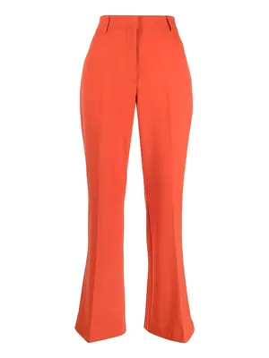 Stella McCartney High-rise Flared Trousers - Orange