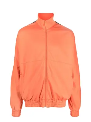 Heron Preston Logo-stripe Zipped Track Jacket - Orange