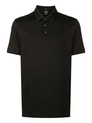 BOSS Logo-print Polo Shirt - Black