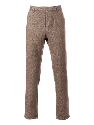 MANDO Tweed Trousers - Brown