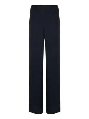 Valentino Garavani High-waisted Wide-leg Trousers - Blue