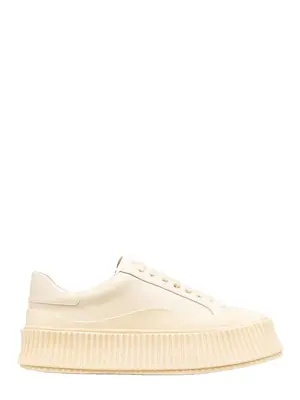JIL SANDER Jil Sander Panelled Low-Top Leather Sneakers