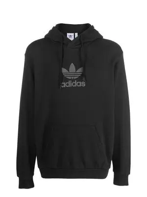 Adidas Trefoil Logo Hoodie - Black