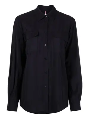 Tommy Hilfiger Long-sleeved Buttoned Shirt - Blue