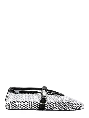 Alaïa ALAÏA Ballet Flat Blanc & Noir