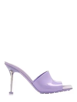 Bottega Veneta Stretch PVC Slide Sandals Purple
