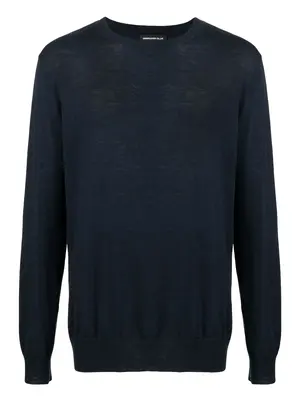 UNDERCOVERISM Side-slits Cashmere Jumper - Blue