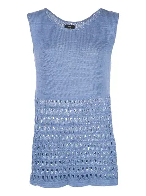 VOZ VOZ Sleeveless Knitted Top
