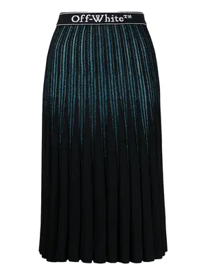 OFF-WHITE Pleated Knee-Length Skirt
