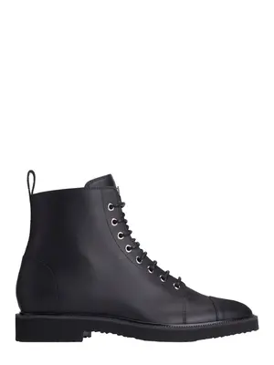 GIUSEPPE ZANOTTI Chris Low Lace-up Boots - Black