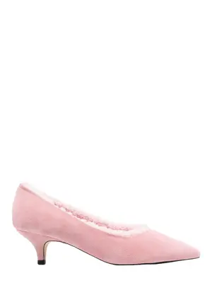 AGE OF INNOCENCE Juliette Shearling Pumps - Pink